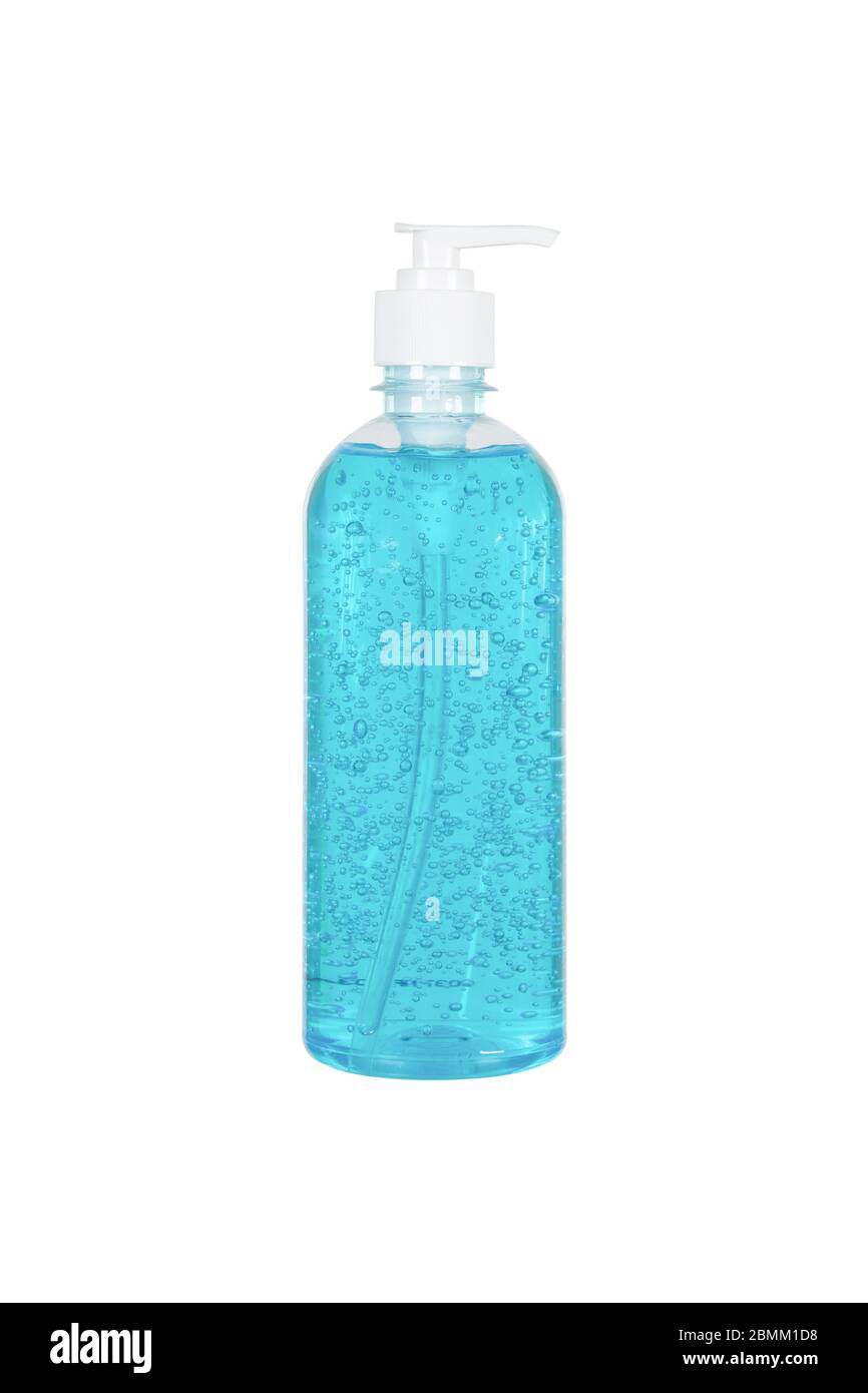 Alcohol gel for washing hand, Hand wash gel isolated on white ...