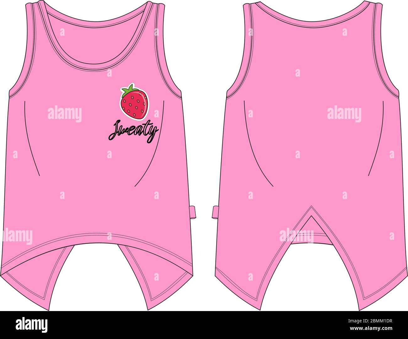 Tank top sketch Stock Vector Images - Alamy