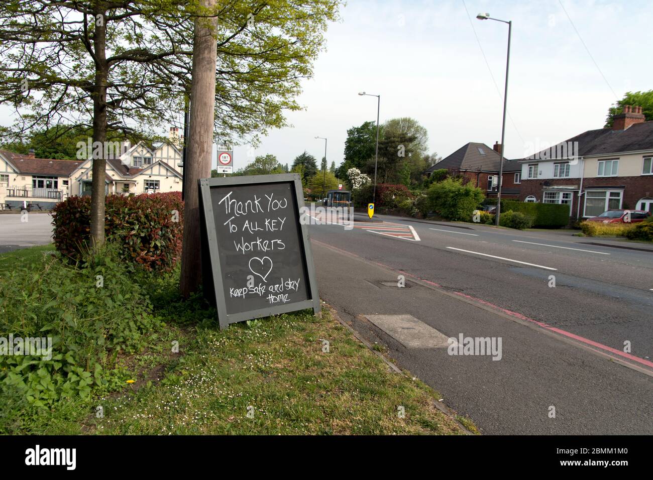 Thank you Key Workers sign Stock Photo - Alamy