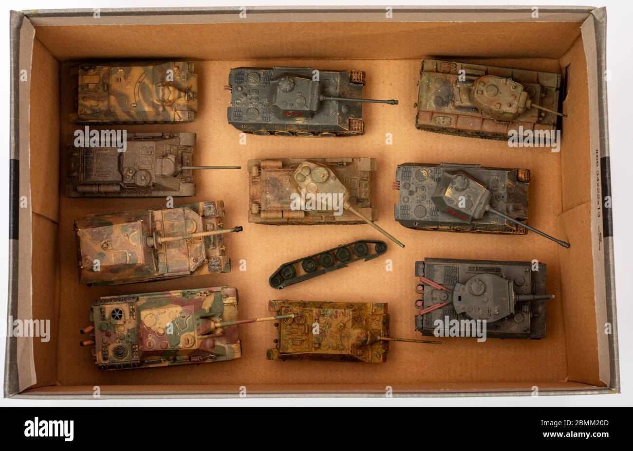 Plastic model tanks Stock Photo - Alamy