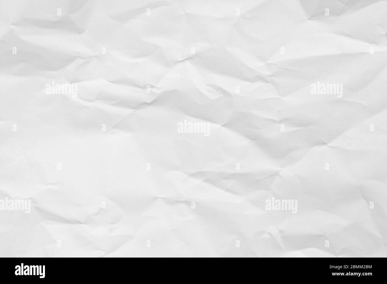 White crumpled paper texture background Stock Photo - Alamy