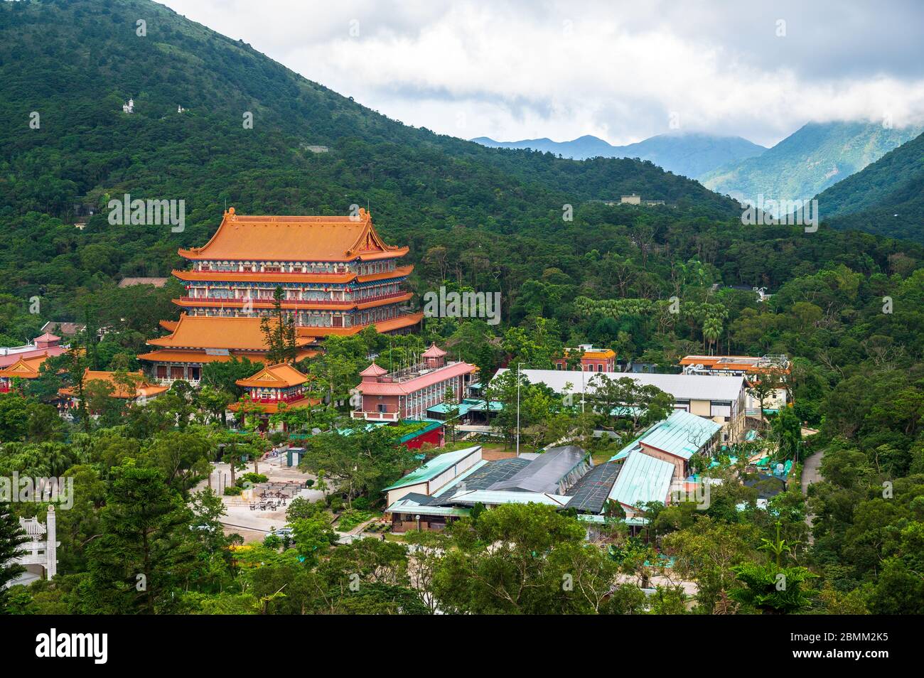 The big buddha and po lin monastery High Resolution Stock Photography ...
