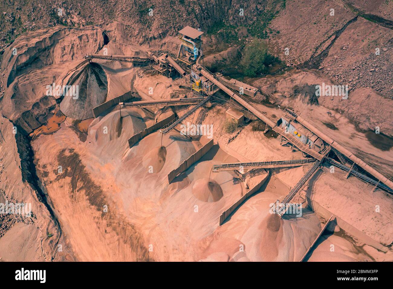 Mining from above. Industrial open pit mineral mine. Aerial view of ... Mining from above. Industrial open pit mineral mine. Aerial view of ...
