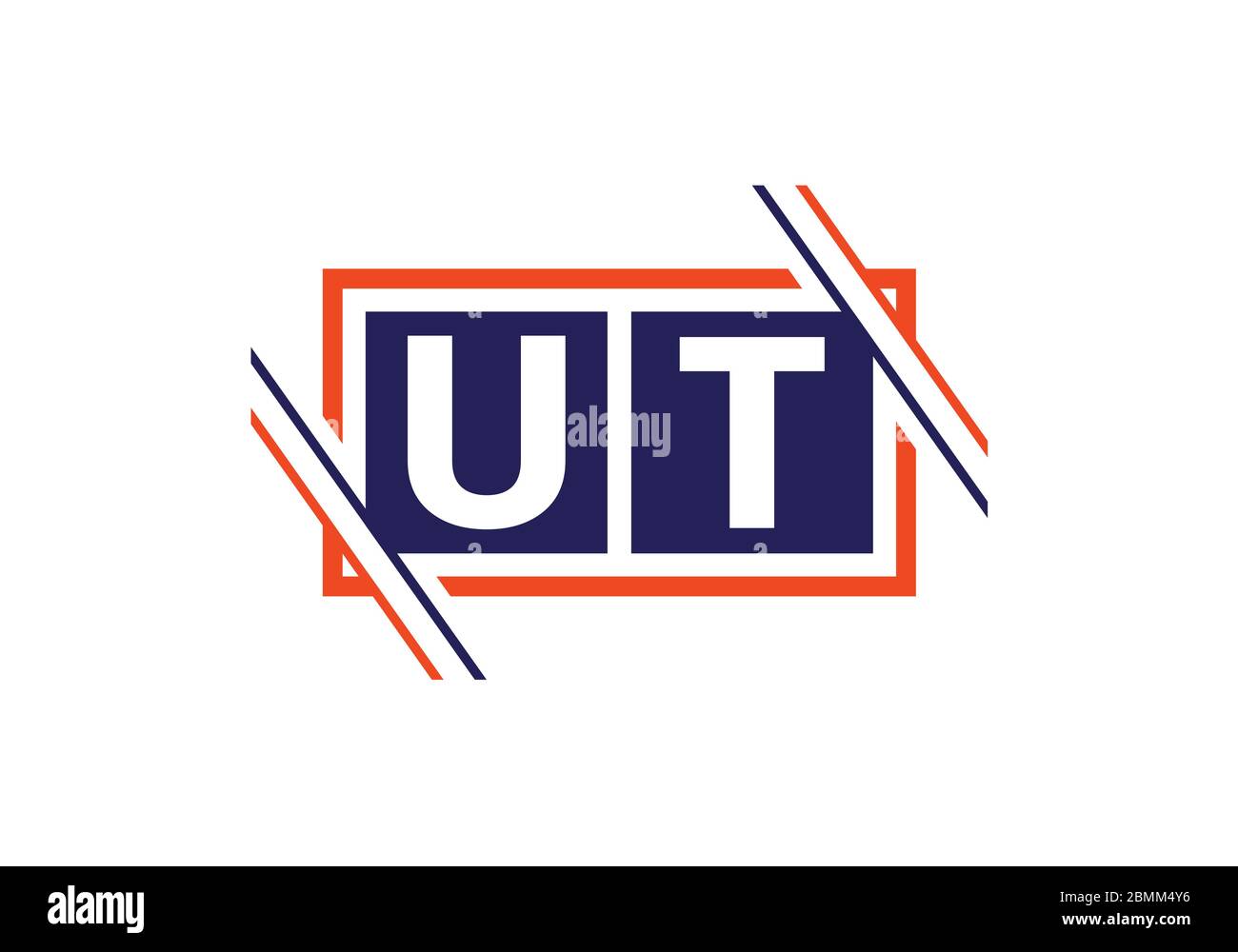 Initial Monogram Letter U T Logo Design Vector Template. Graphic ...