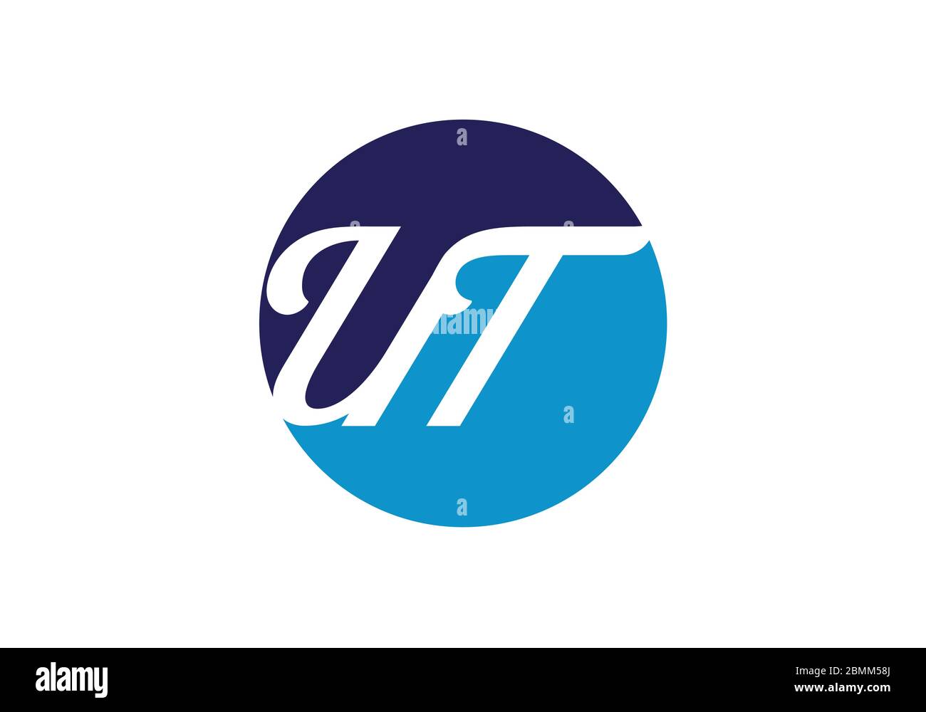 Initial Monogram Letter U T Logo Design Vector Template. Graphic ...