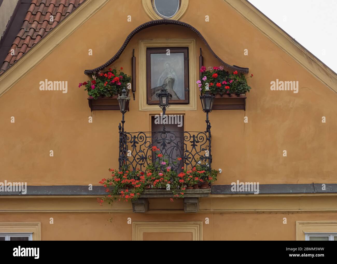 vintage window from prague, czech republic Stock Photo - Alamy