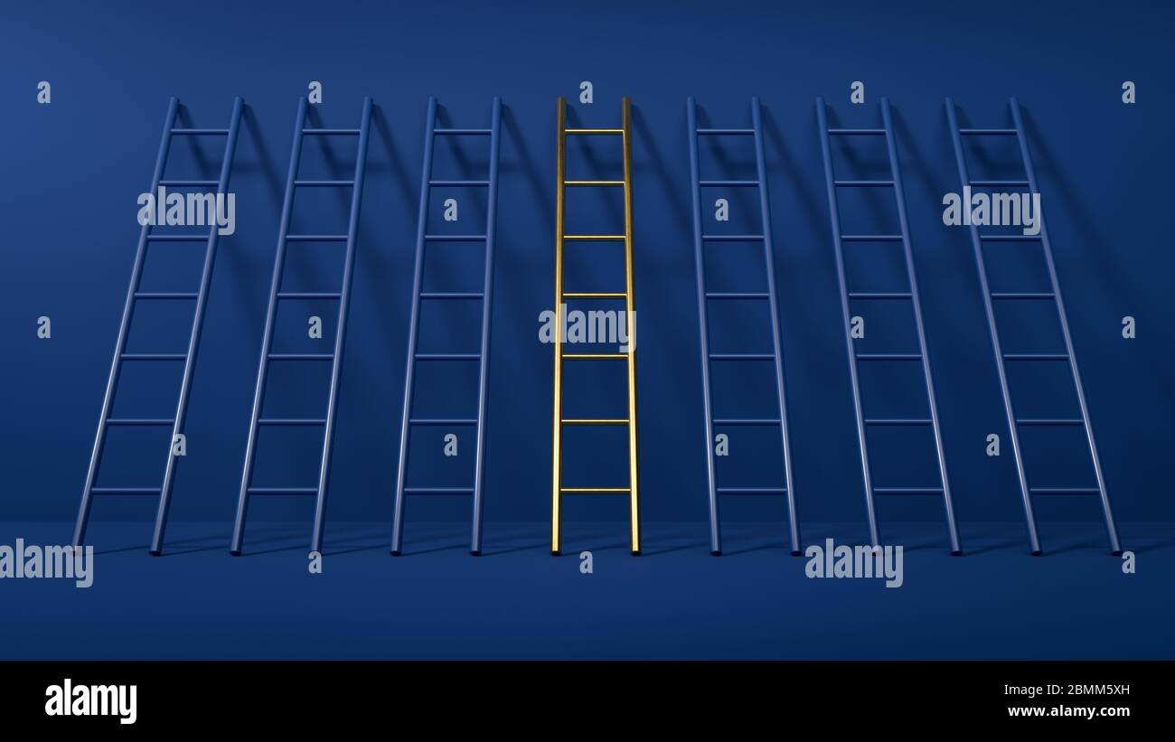 Golden ladders hi-res stock photography and images - Alamy