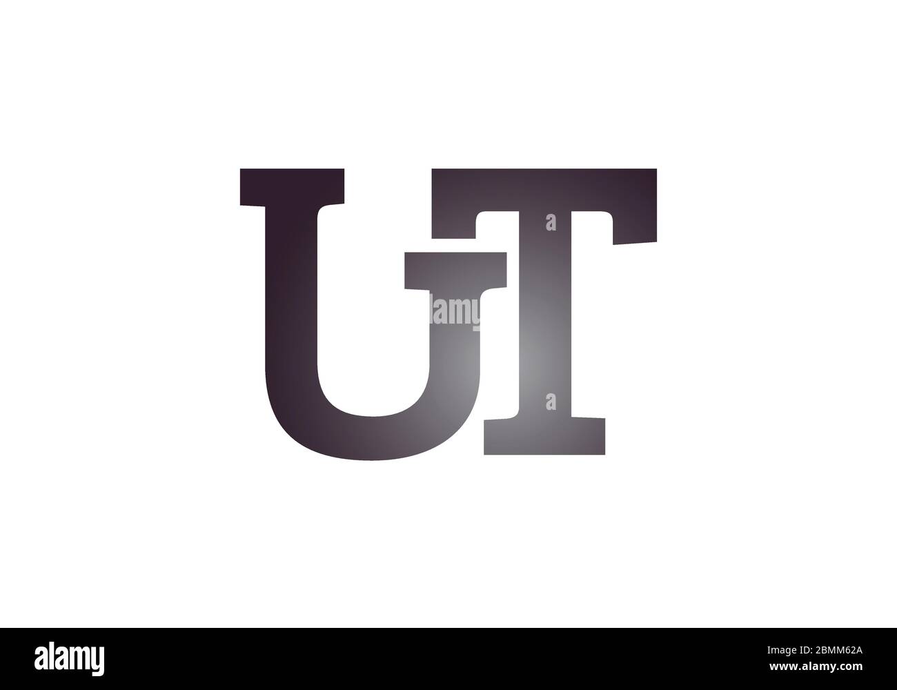 Initial Monogram Letter U T Logo Design Vector Template. Graphic ...