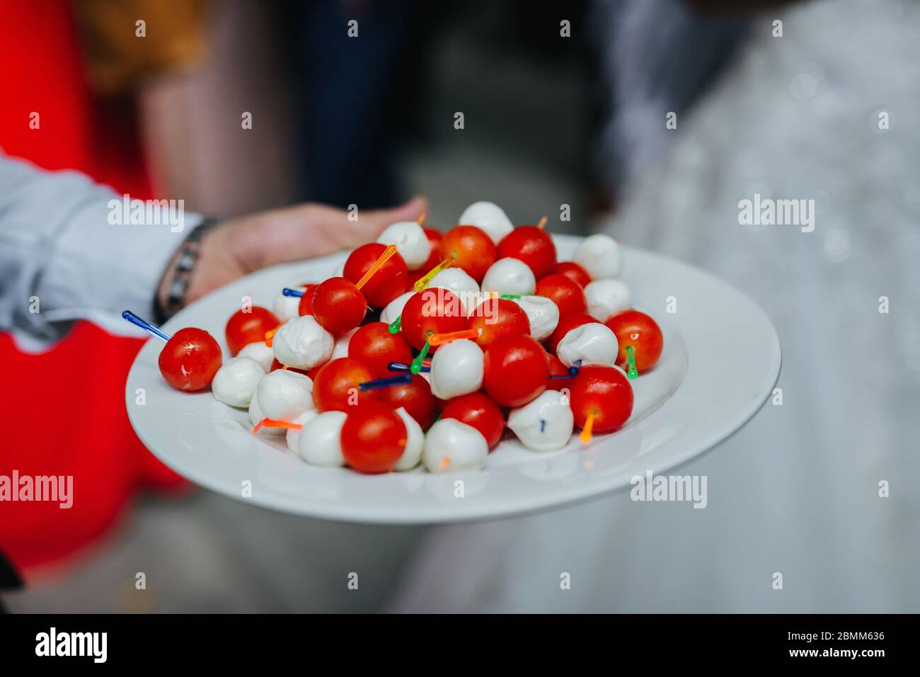 Delicious food at a wedding Stock Photo - Alamy