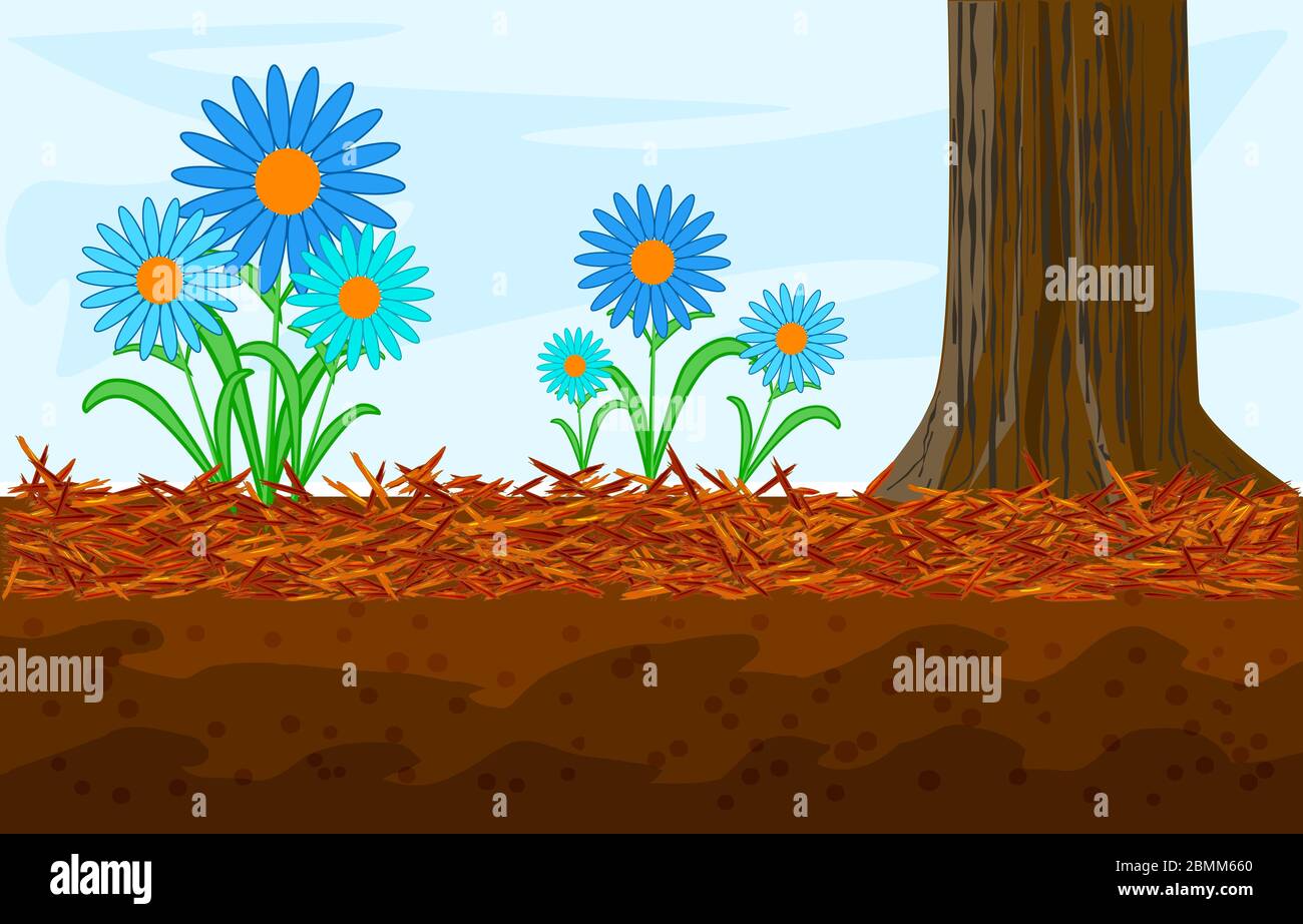Spring mulch Stock Vector Images - Alamy