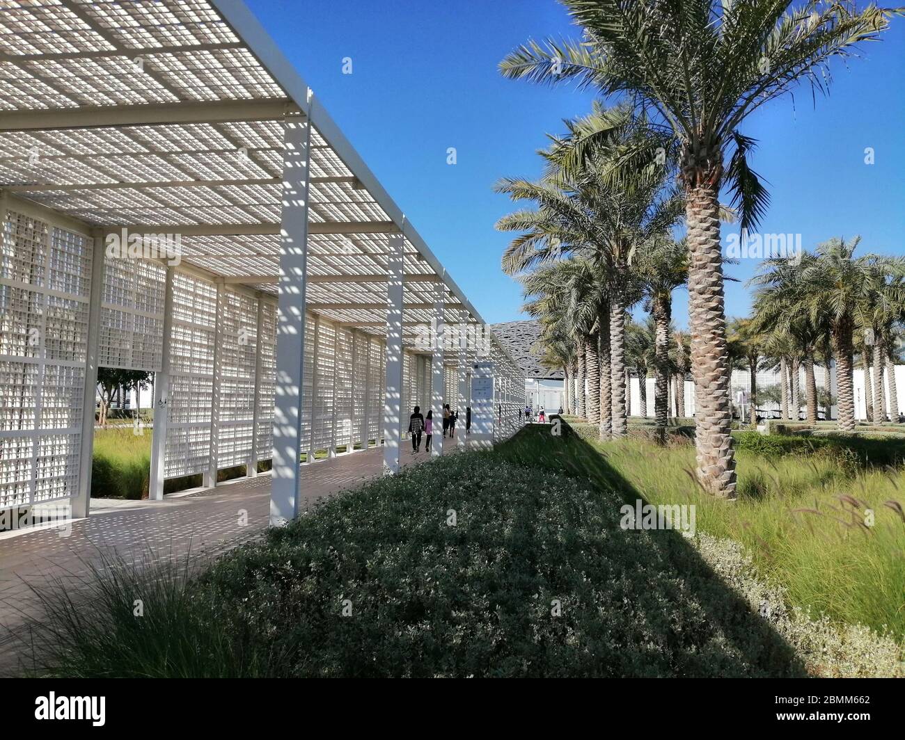Louvre Abu Dhabi in the United Arab Emirates is the largest art and ...