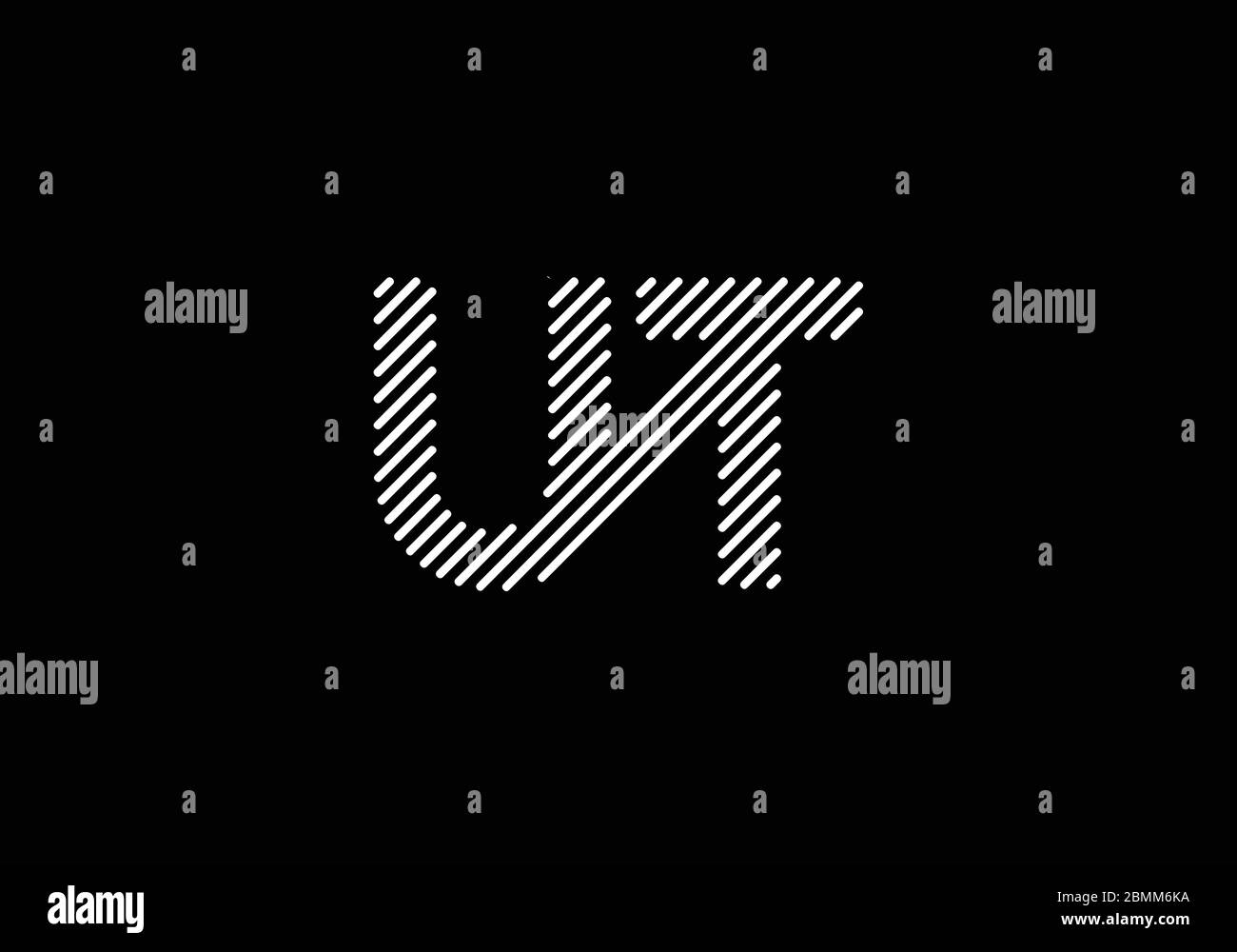 Initial Monogram Letter U T Logo Design Vector Template. Graphic ...