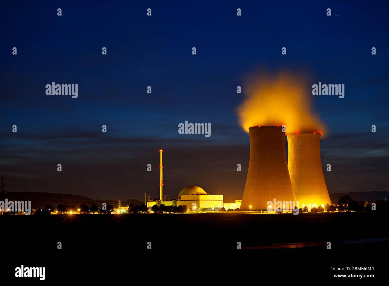 Nuclear power plant dark clouds hi-res stock photography and images - Alamy
