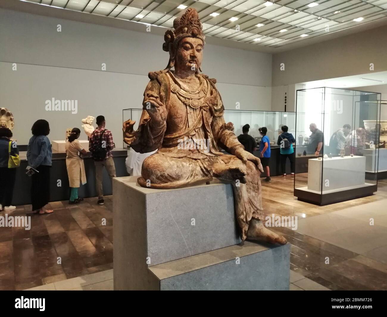 Louvre Abu Dhabi in the United Arab Emirates is the largest art and ...