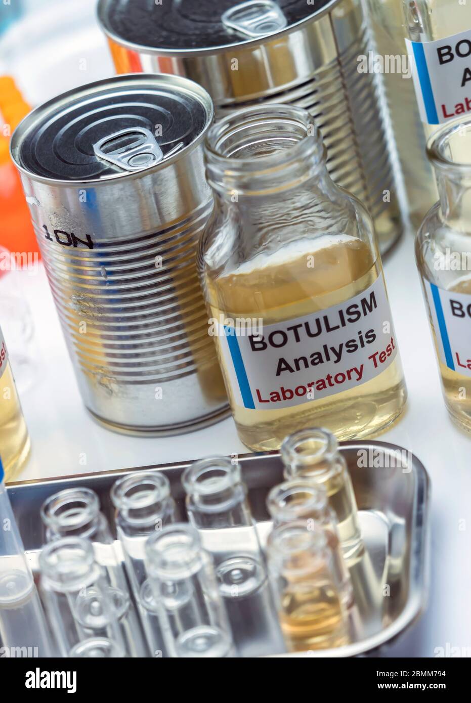 Botulism samples in laboratory, conceptual image Stock Photo - Alamy