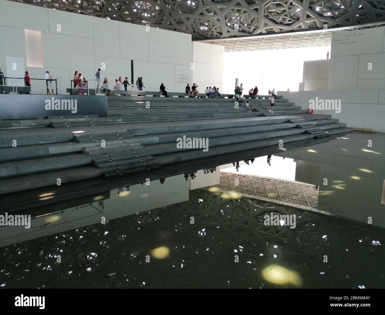 Louvre Abu Dhabi in the United Arab Emirates is the largest art and ...