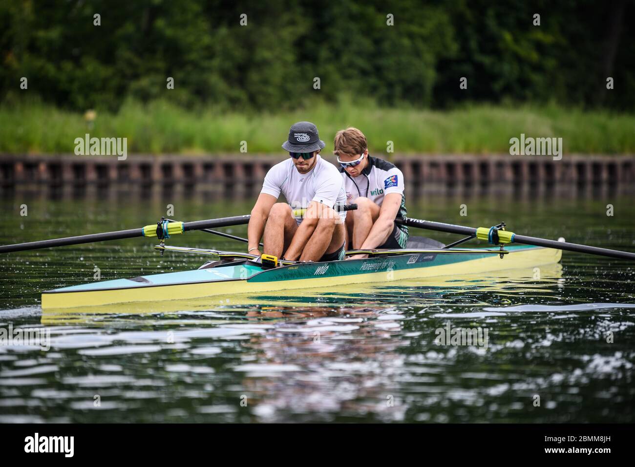 Paul Gebauer and Wolf-Niclas Schr? Der. The athletes of the Germany ...