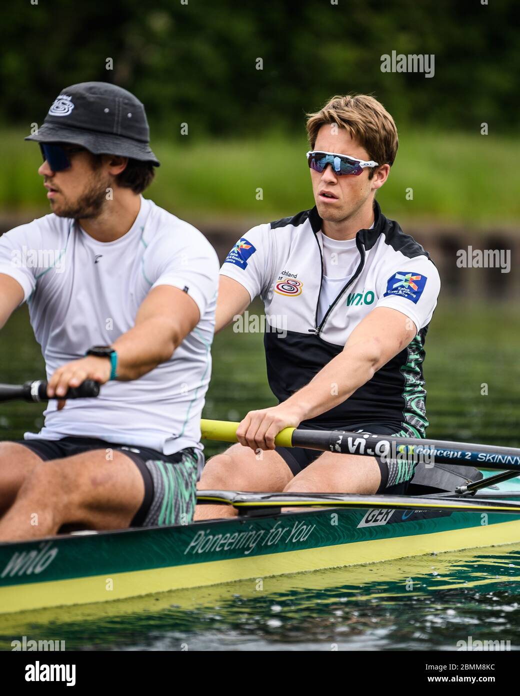 Paul Gebauer and Wolf-Niclas Schr? Der. The athletes of the Germany ...