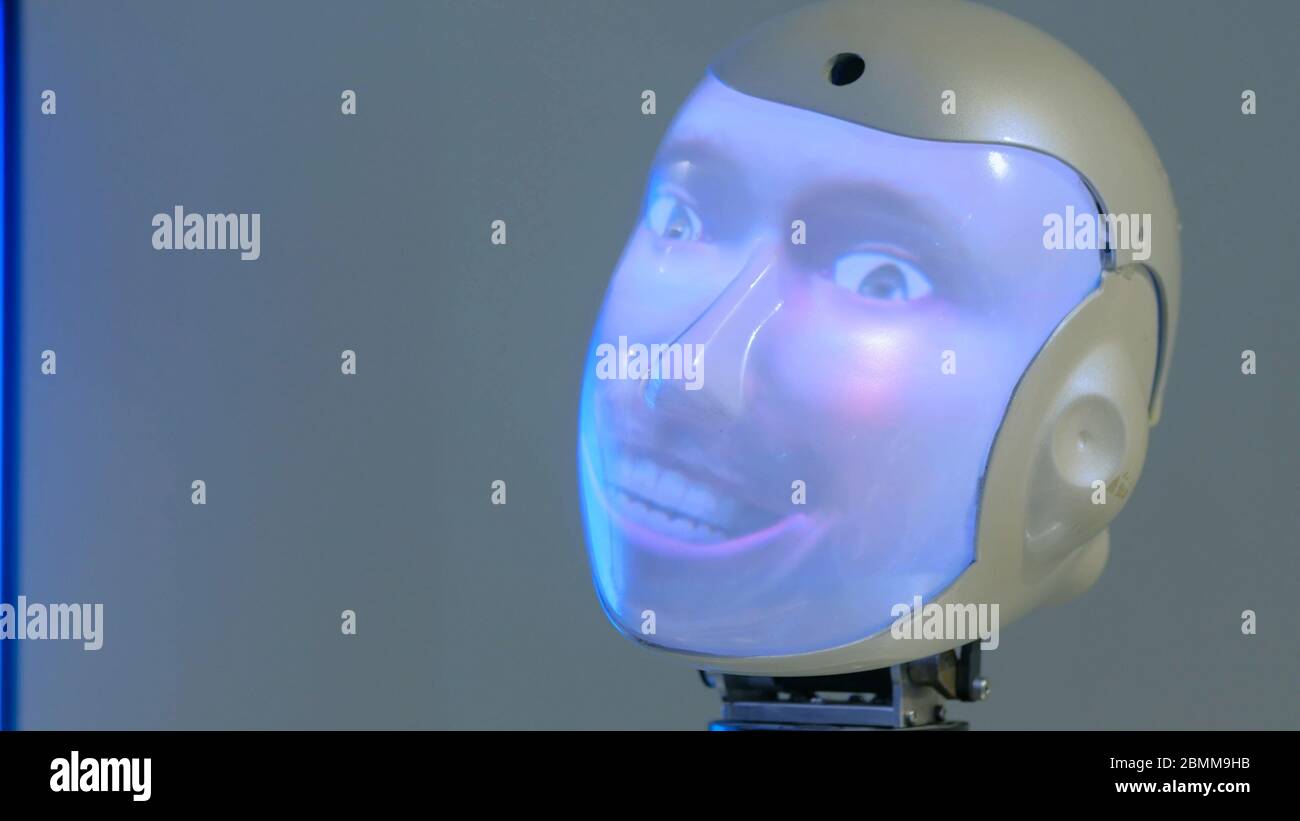 MOSCOW, RUSSIA - July 30, 2018: Robostation - future exhibition ...