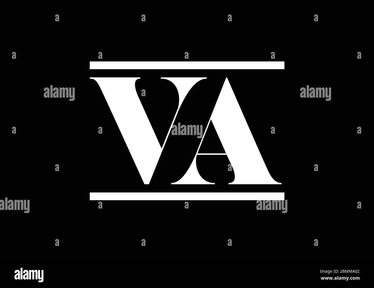 Va logo vector Black and White Stock Photos & Images - Alamy