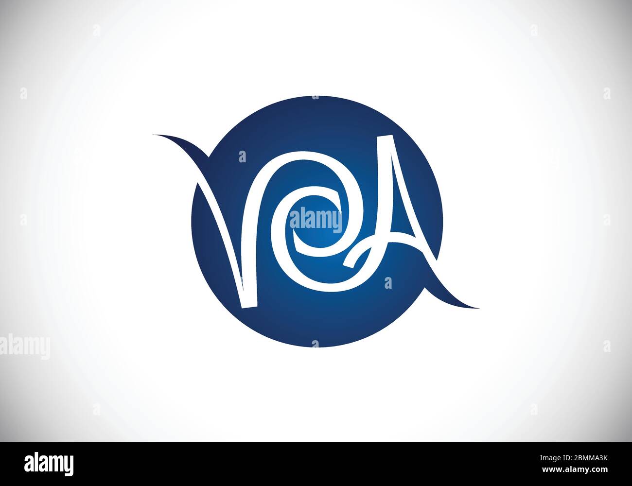 Initial Monogram Letter V A Logo Design Vector Template. Graphic ...