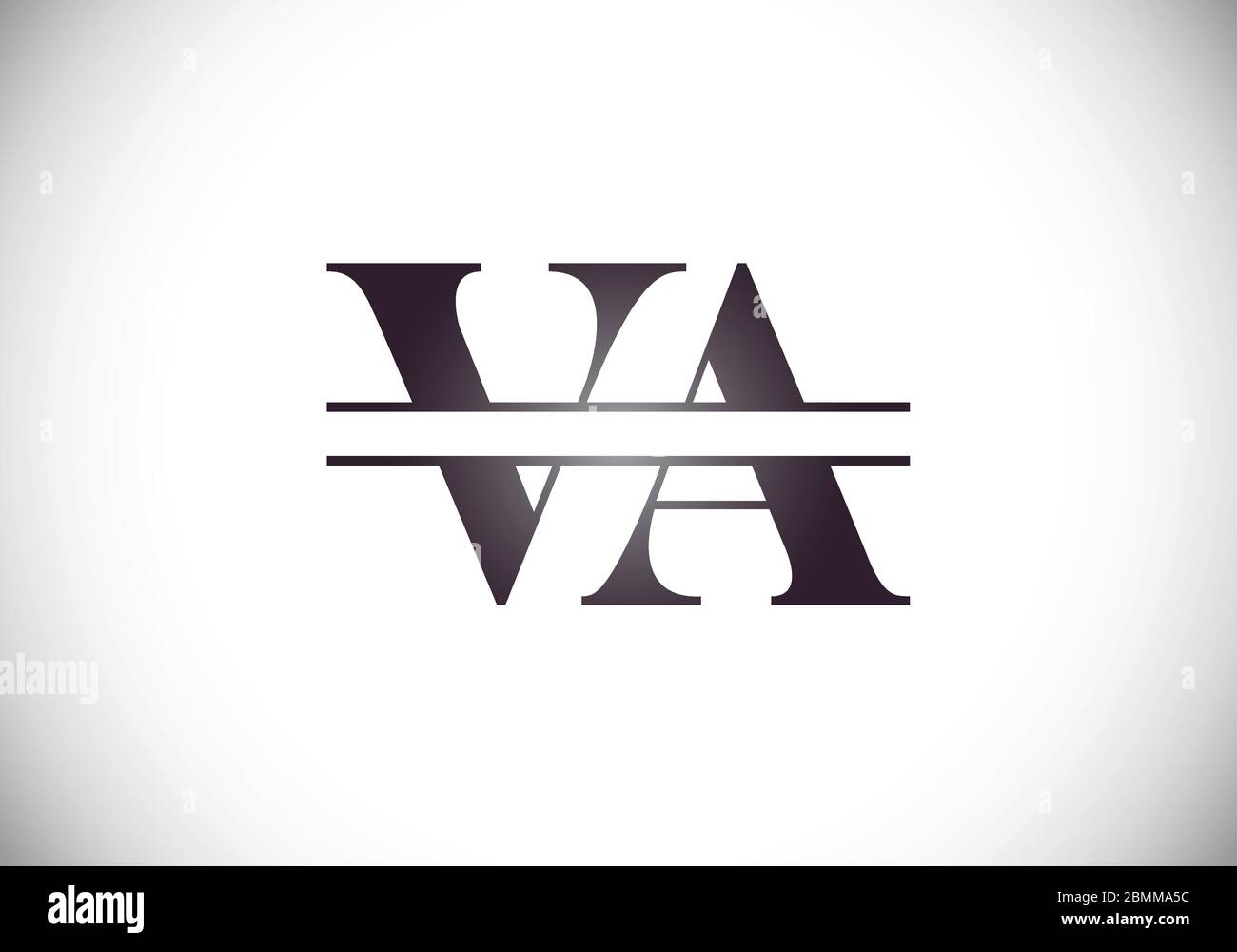 Initial Monogram Letter V A Logo Design Vector Template. Graphic ...