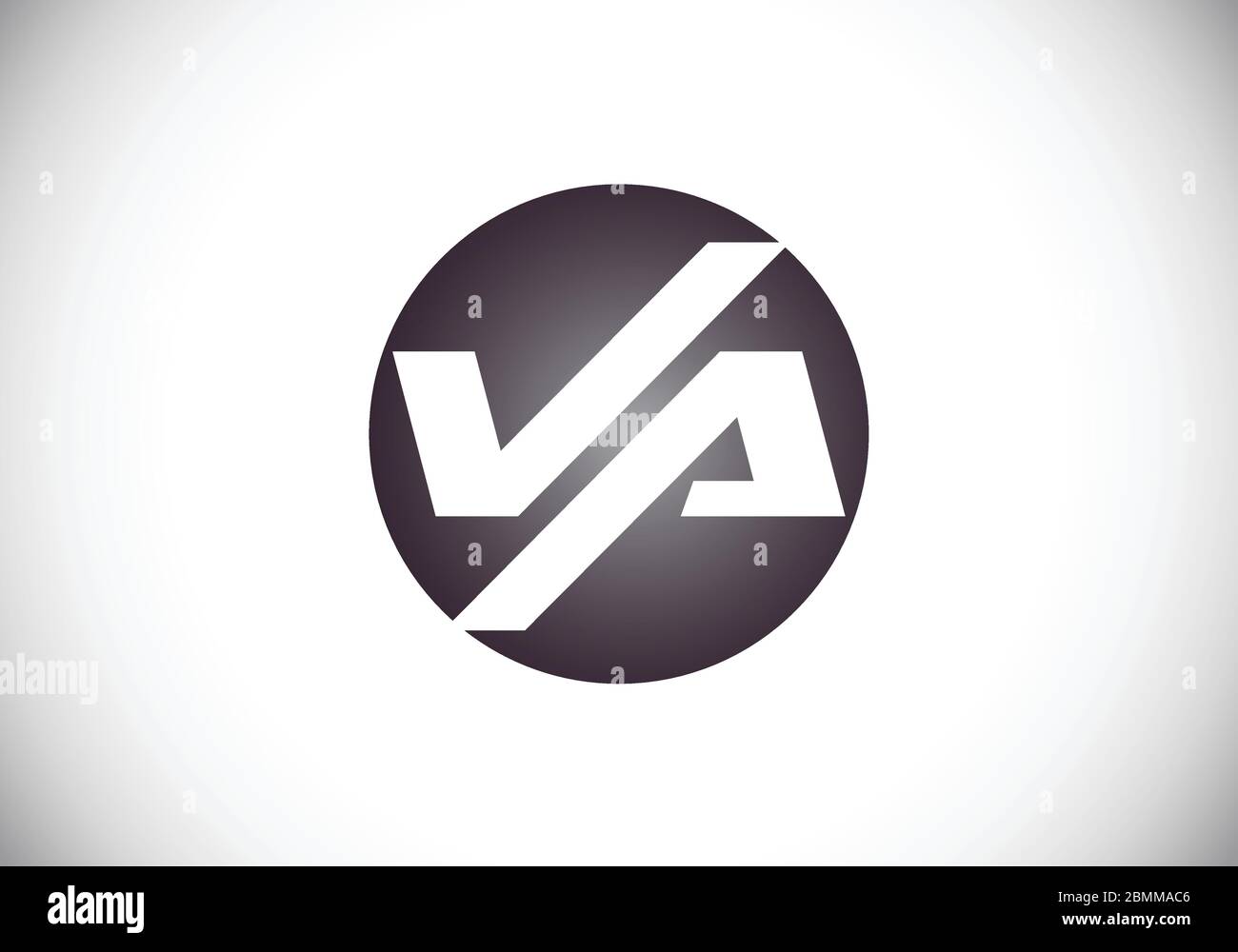 Initial Monogram Letter V A Logo Design Vector Template. Graphic ...