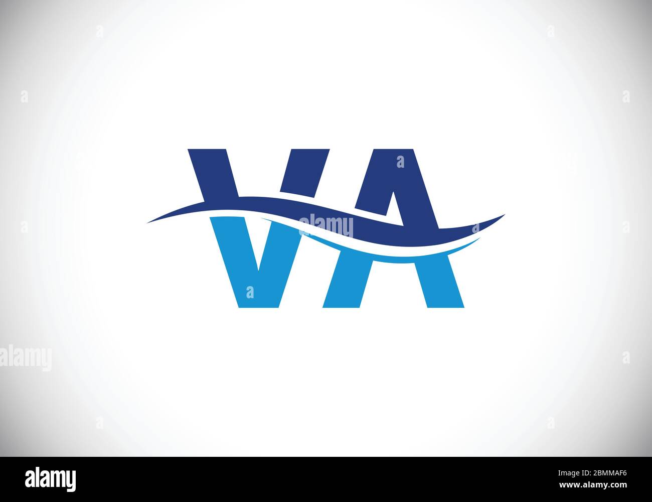 Initial Monogram Letter V A Logo Design Vector Template. Graphic ...