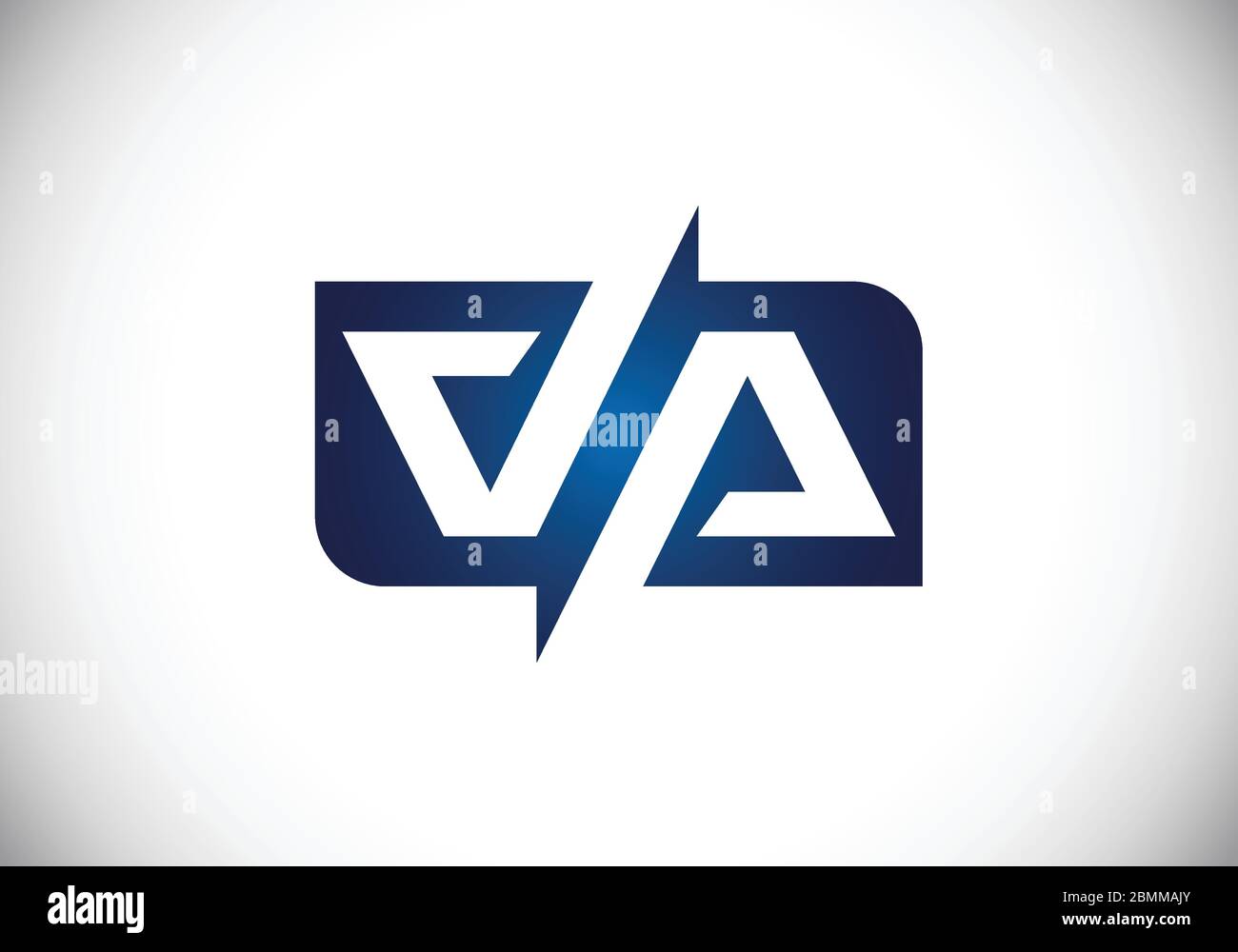 Initial Monogram Letter V A Logo Design Vector Template. Graphic ...