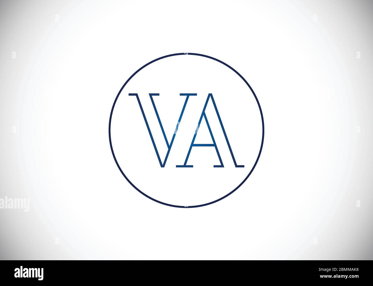 Initial Monogram Letter V A Logo Design Vector Template. Graphic ...