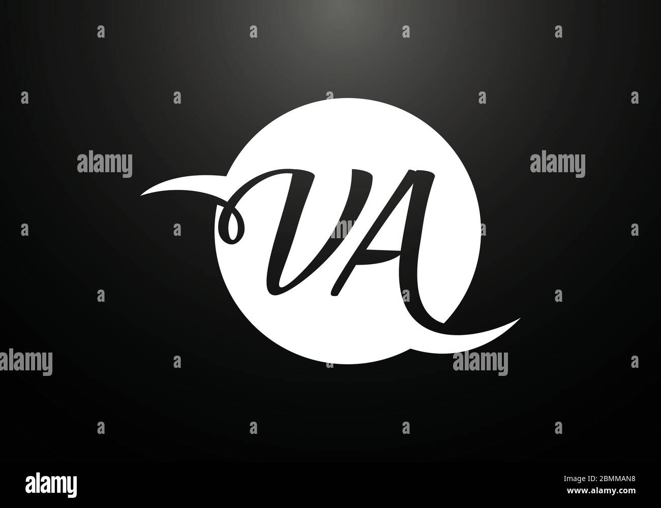 Initial Monogram Letter V A Logo Design Vector Template. Graphic ...