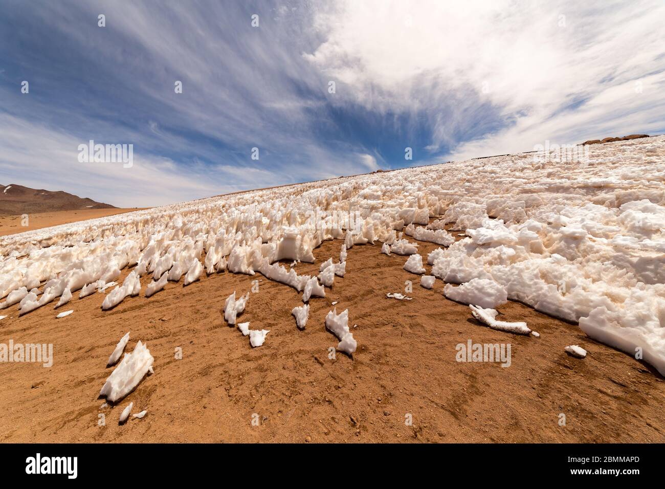 Stunning panoramic view of desert in southern Bolivia. Beautiful ...