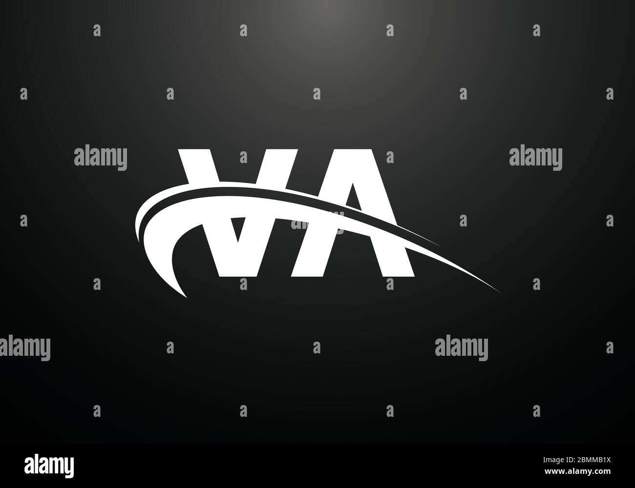 Initial Monogram Letter V A Logo Design Vector Template. Graphic ...