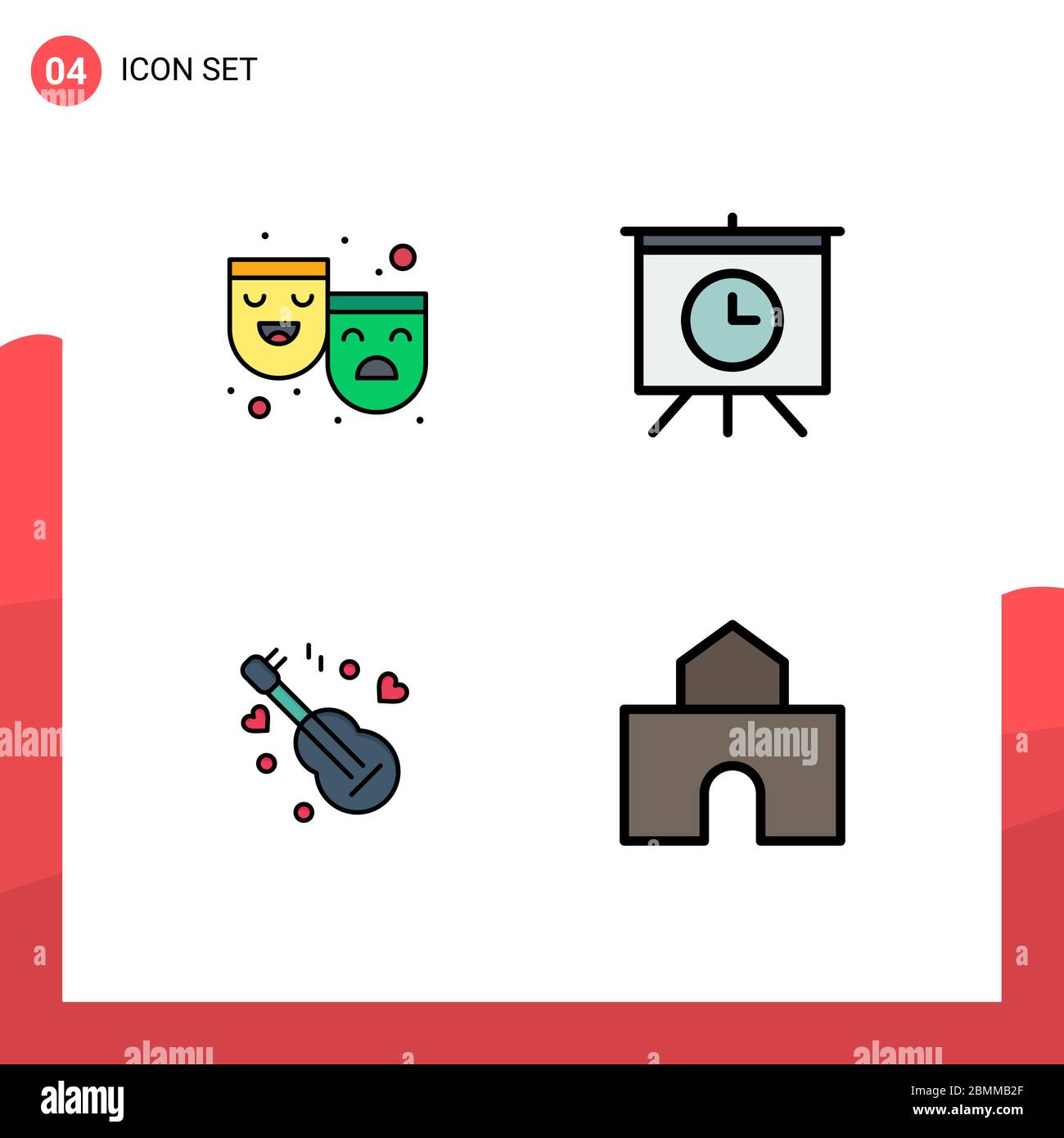 Music school architecture Stock Vector Images - Alamy