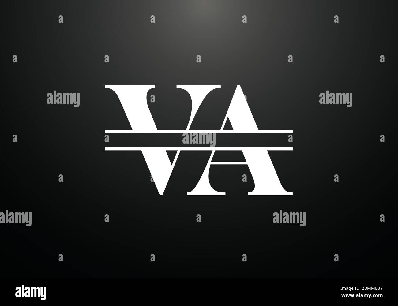 Initial Monogram Letter V A Logo Design Vector Template. Graphic ...