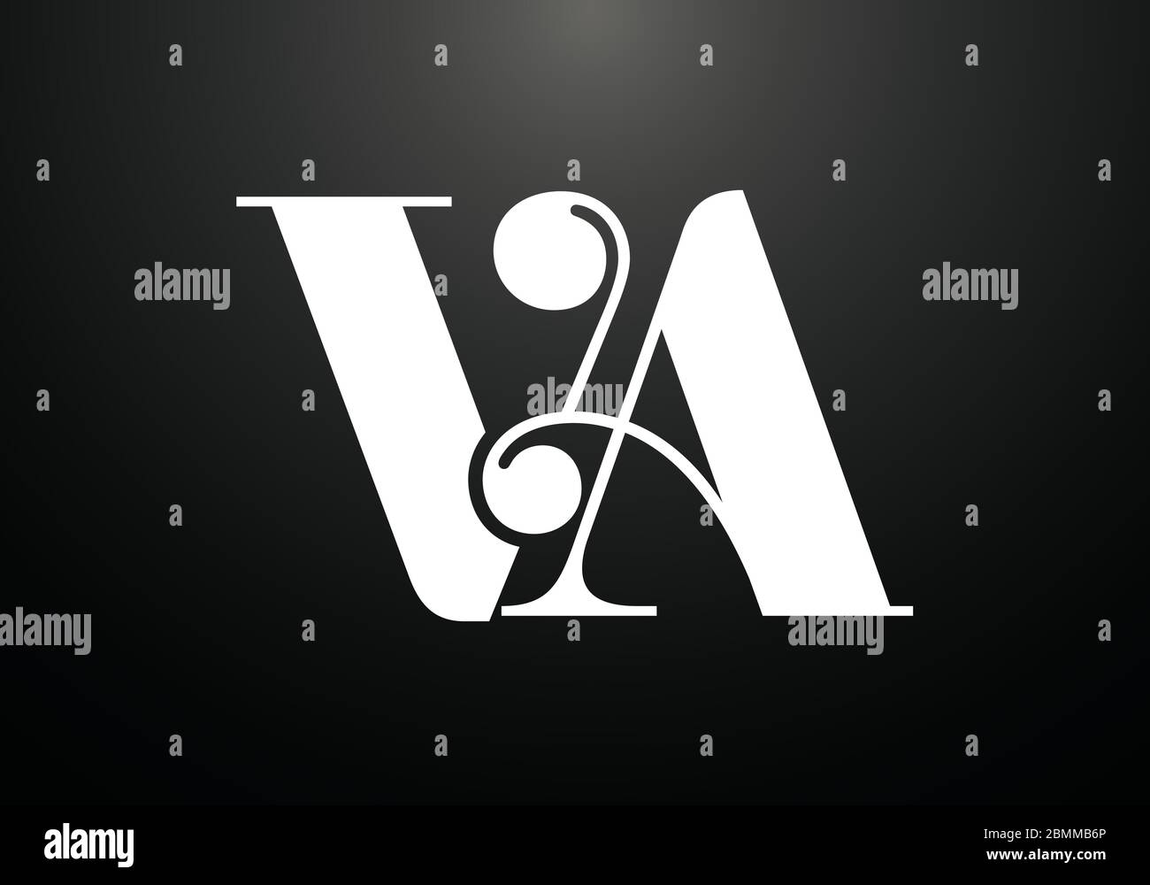 Initial Monogram Letter V A Logo Design Vector Template. Graphic ...