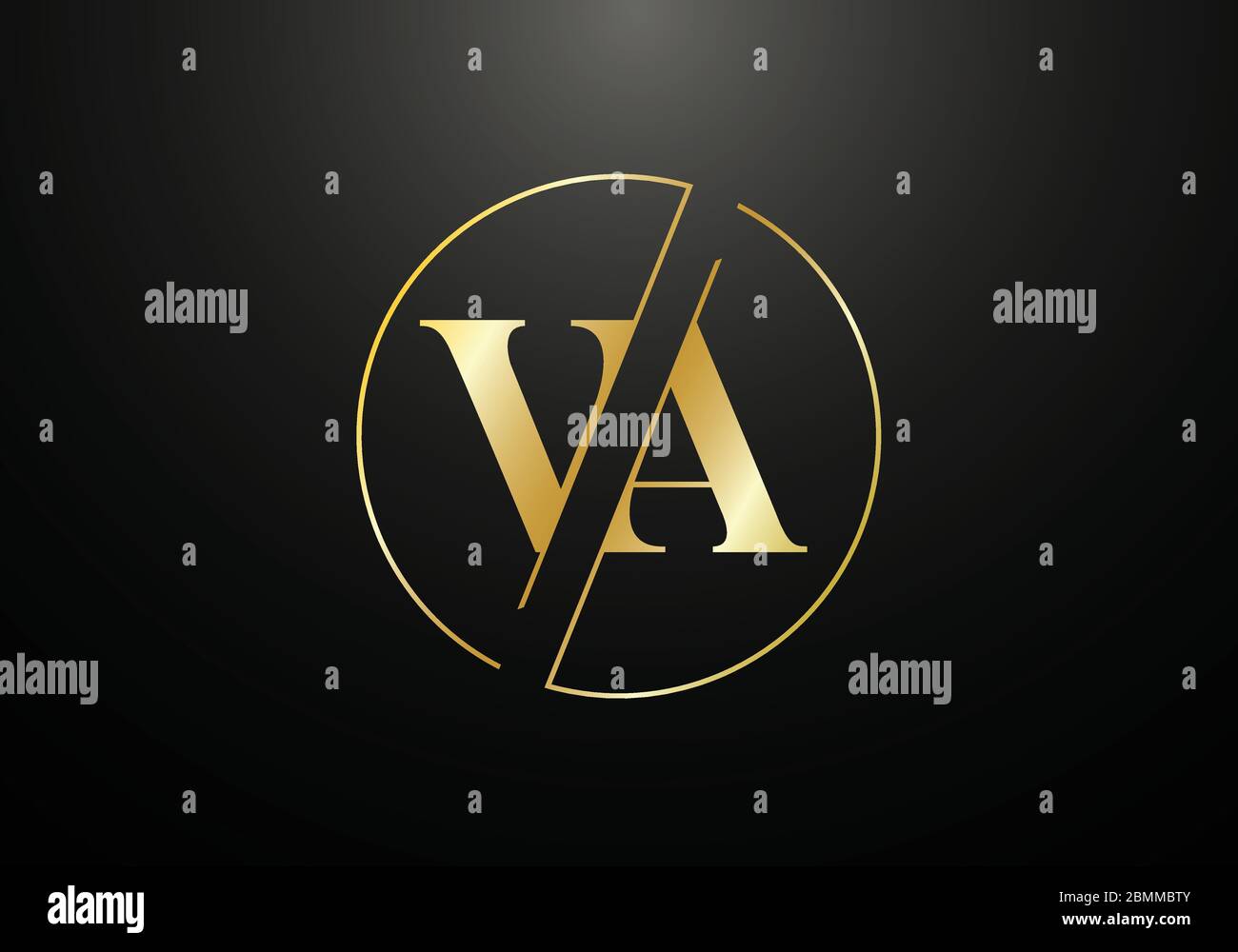 Initial Monogram Letter V A Logo Design Vector Template. Graphic ...