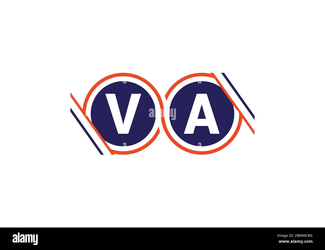 Initial Monogram Letter V A Logo Design Vector Template. Graphic ...