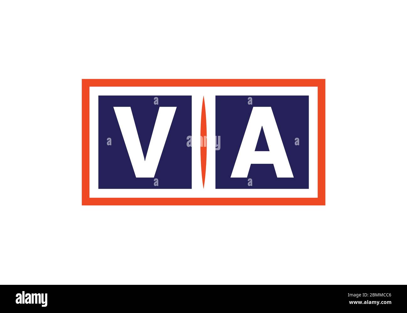 Initial Monogram Letter V A Logo Design Vector Template. Graphic ...