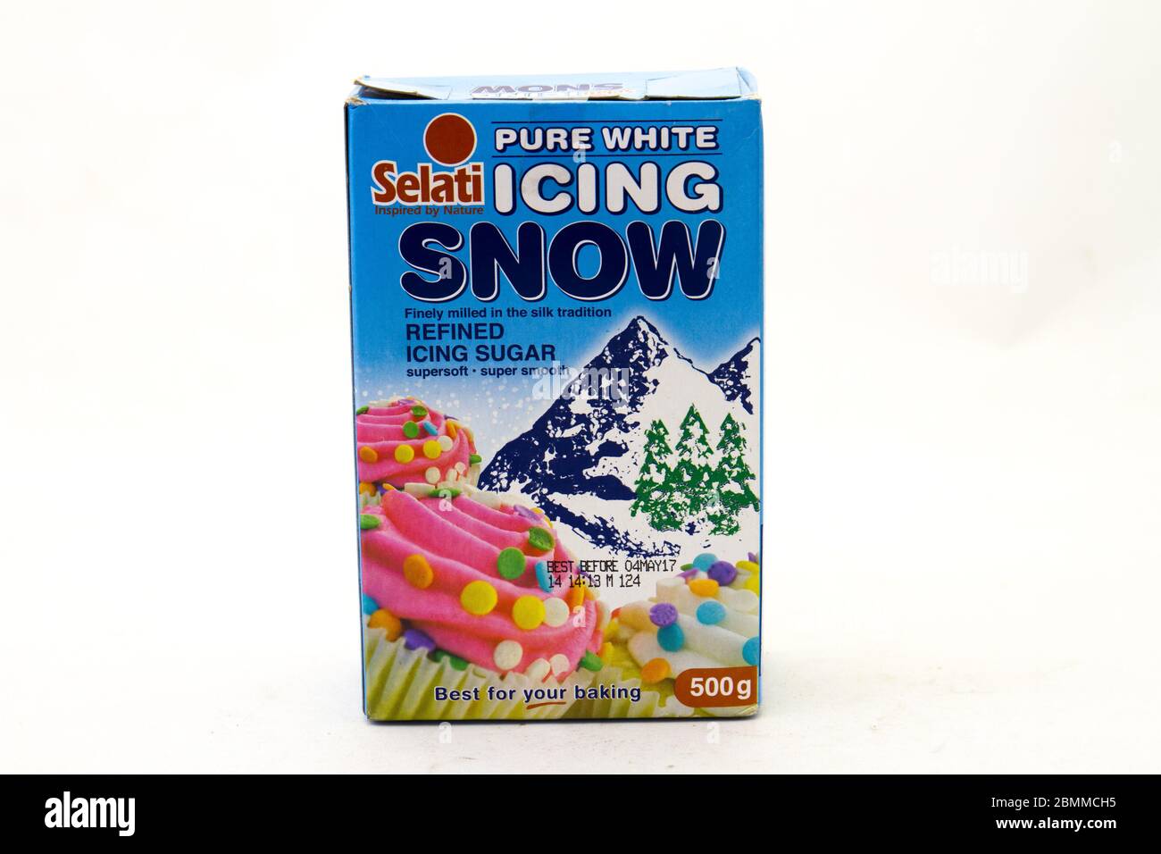 Alberton, South Africa - a box of Selati refined icing sugar isolated ...