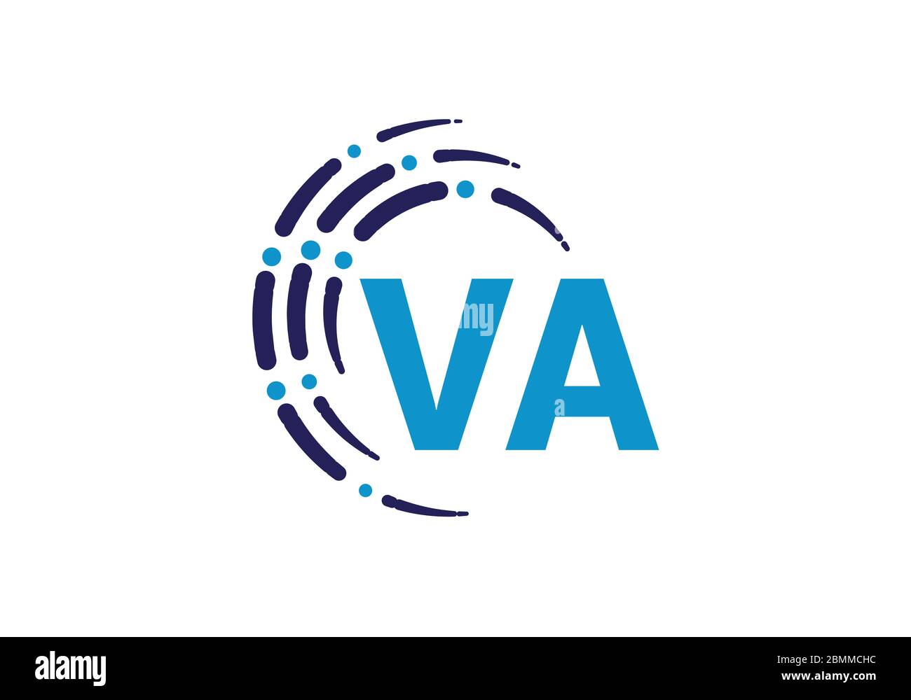 Initial Monogram Letter V A Logo Design Vector Template. Graphic ...