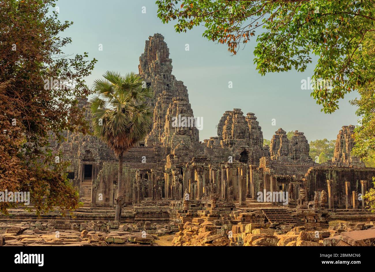 Bayon Temple Angkor Wat Cambodia Stock Photo - Alamy