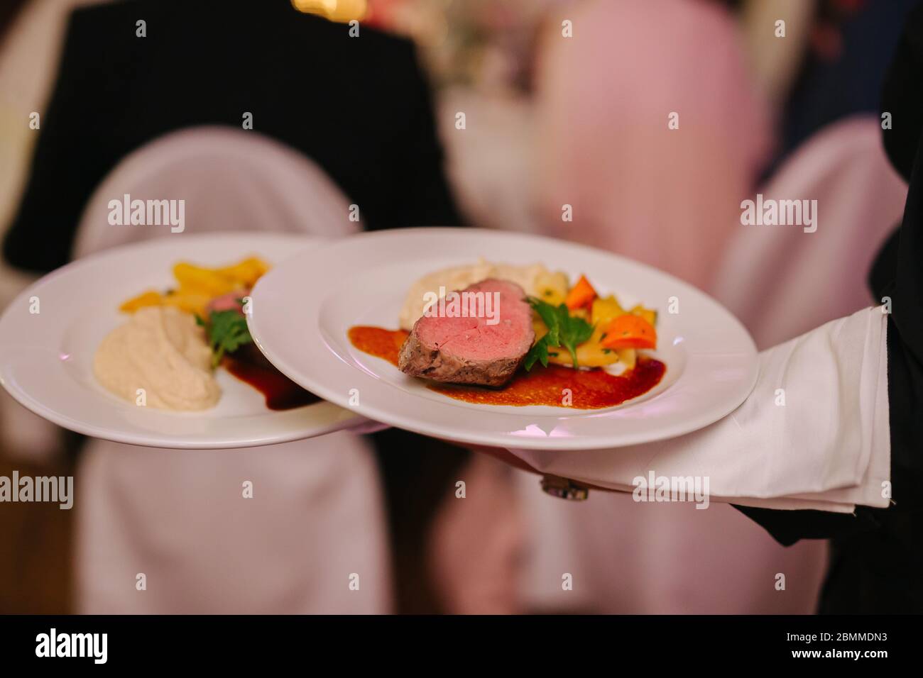 Delicious food at a wedding Stock Photo - Alamy