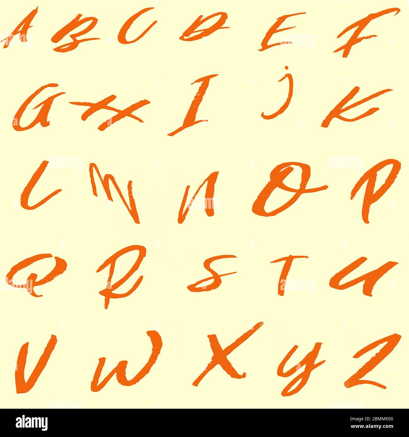 the full English alphabet is a collage isolated textured letters on a ...