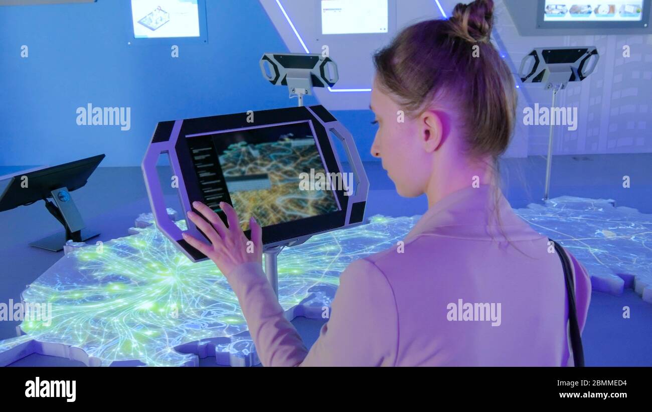 Virtual map hi-res stock photography and images - Alamy