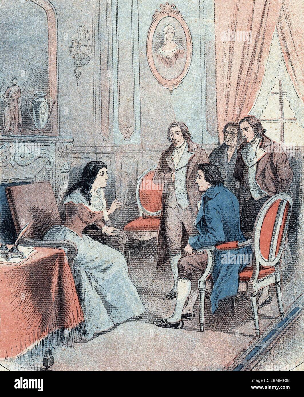 Revolution francaise : "les Girondins reunis chez madame Roland (Manon ...