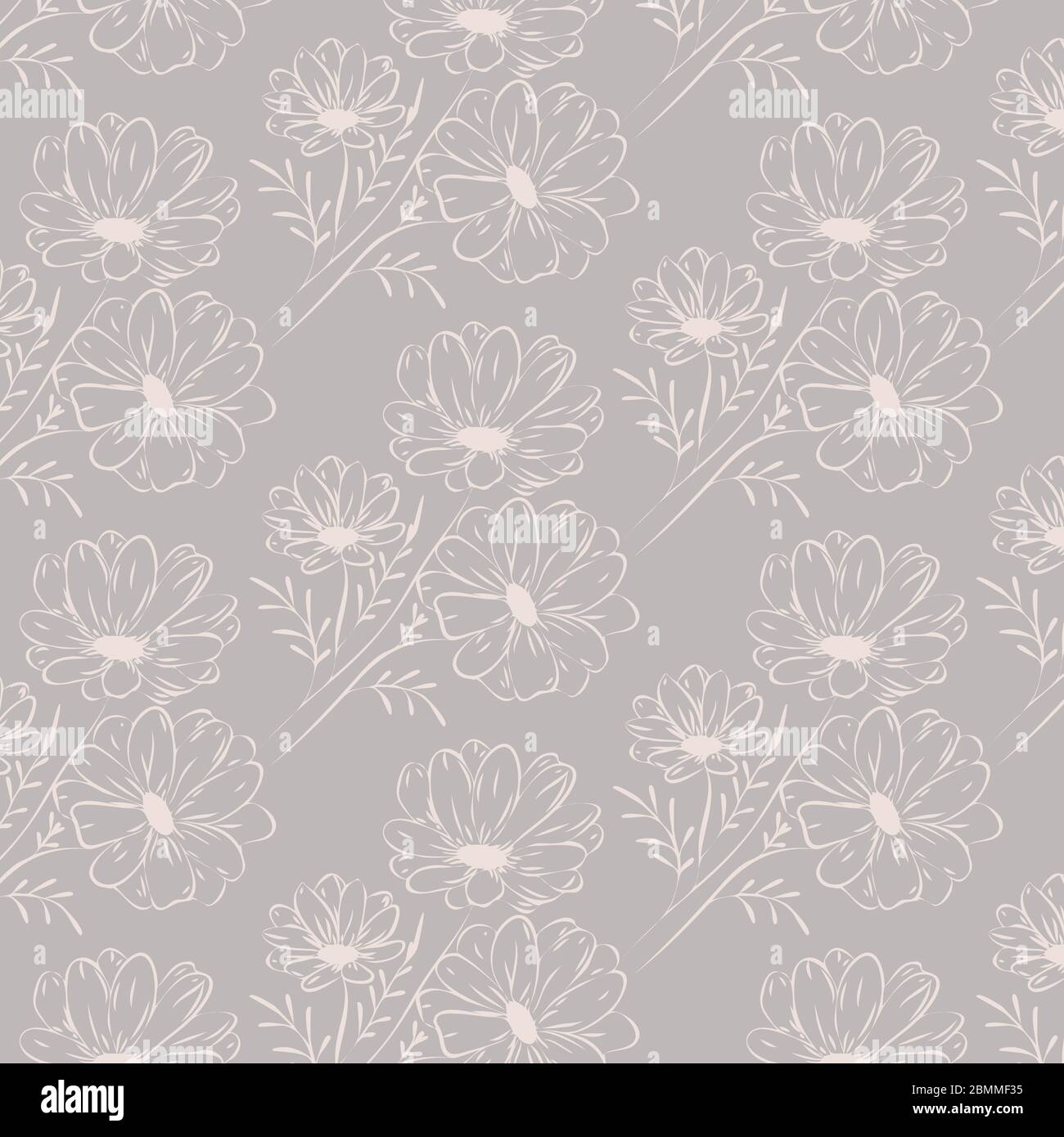 Light floral pattern. Floral ornament in beige colors Stock Vector ...