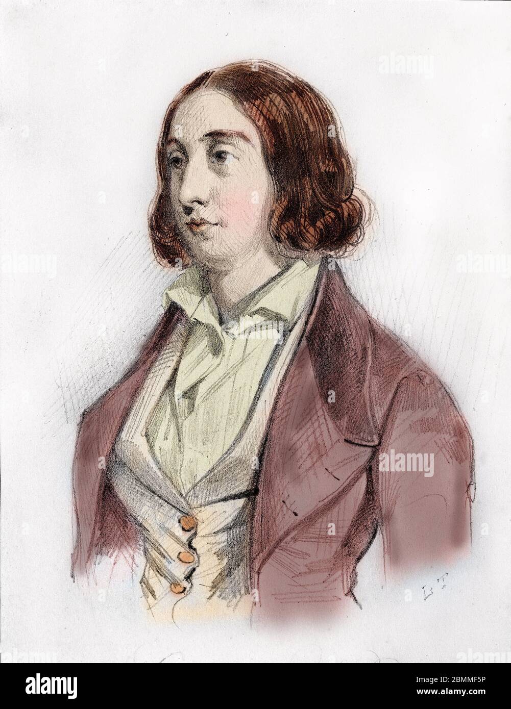 George sand dessin hi-res stock photography and images - Alamy