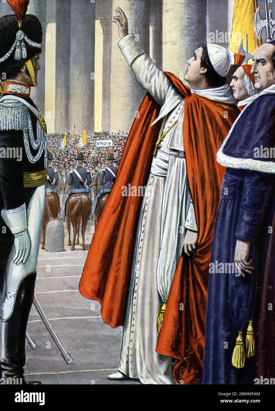 "Le pape Pie IX (1792-1878) decrete une amnistie generale pour les ...