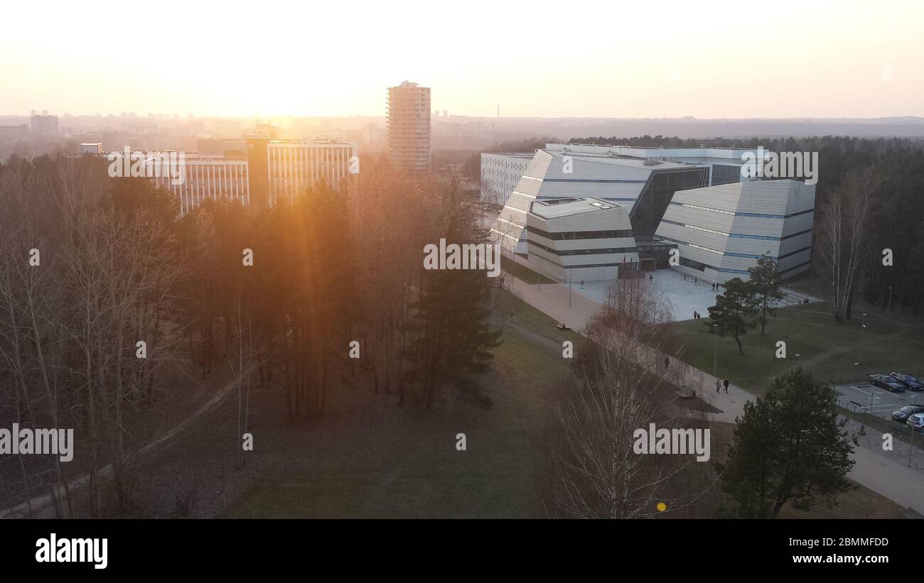 Campus in sunset hi-res stock photography and images - Alamy